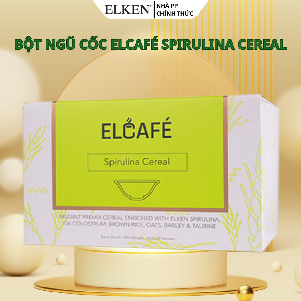 Bột ngũ cốc Elcafé Spirulina Cereal - Biz-E