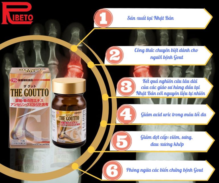 THE GOUTTO – Giải pháp cho người bệnh gout (Lọ 150 viên) - Biz-E